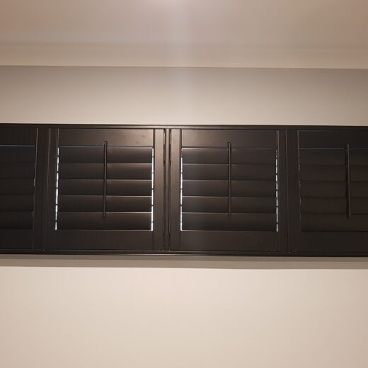 Black Plantation Shutters | Indoor Blinds and Shutters