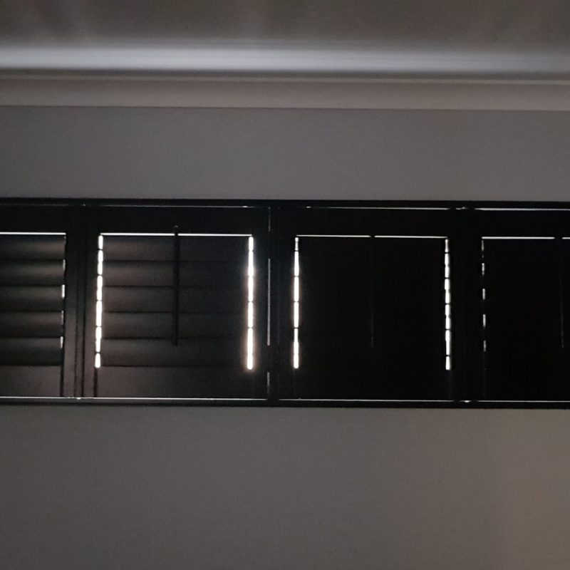 Black Plantation Shutters | Indoor Blinds and Shutters